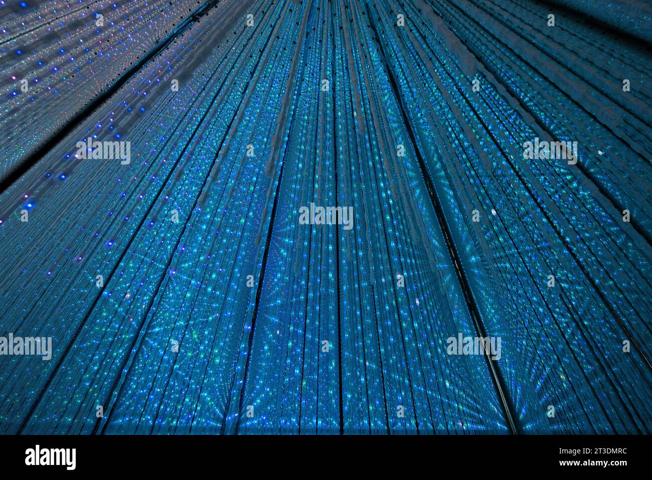 Exhibition room at teamLab Planets by art collective teamLab in Tokyo ...