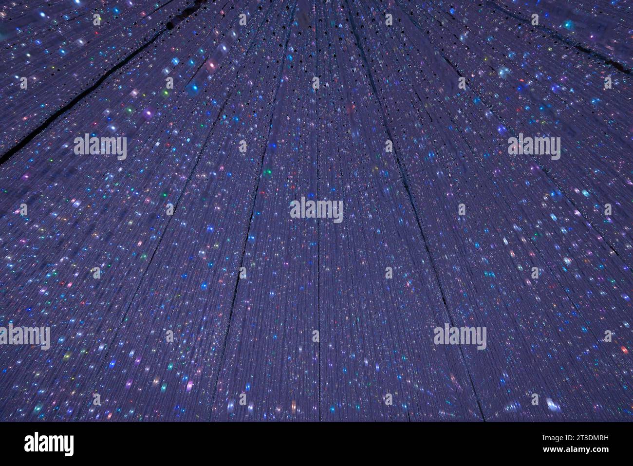 Exhibition room at teamLab Planets by art collective teamLab in Tokyo ...