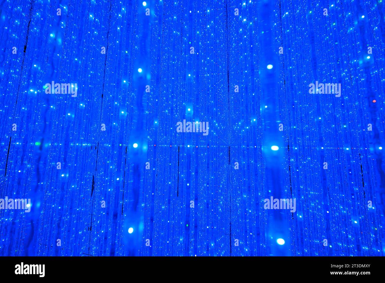 Exhibition room at teamLab Planets by art collective teamLab in Tokyo ...