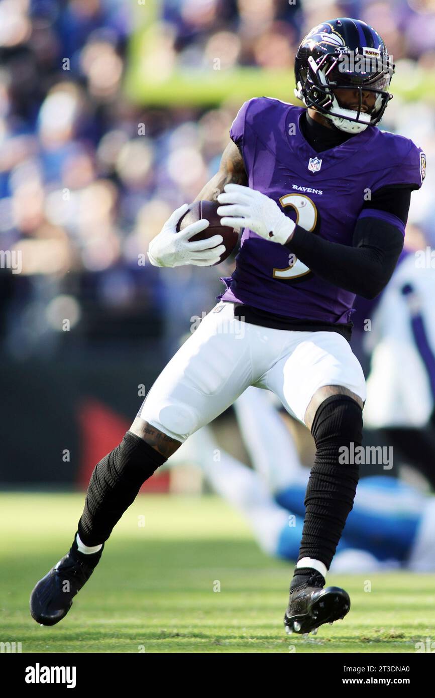 Baltimore Ravens wide receiver Odell Beckham Jr. (3) makes a catch ...