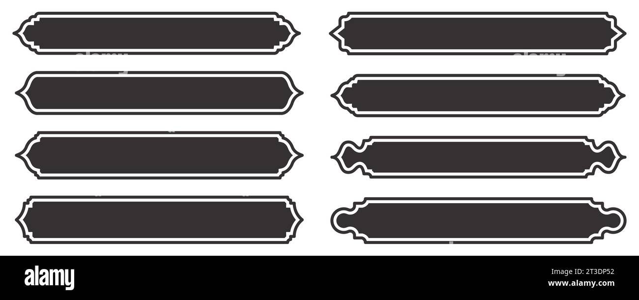 Ramadan Arabic shape. Islamic frame with ornament. Turkish ribbon ...