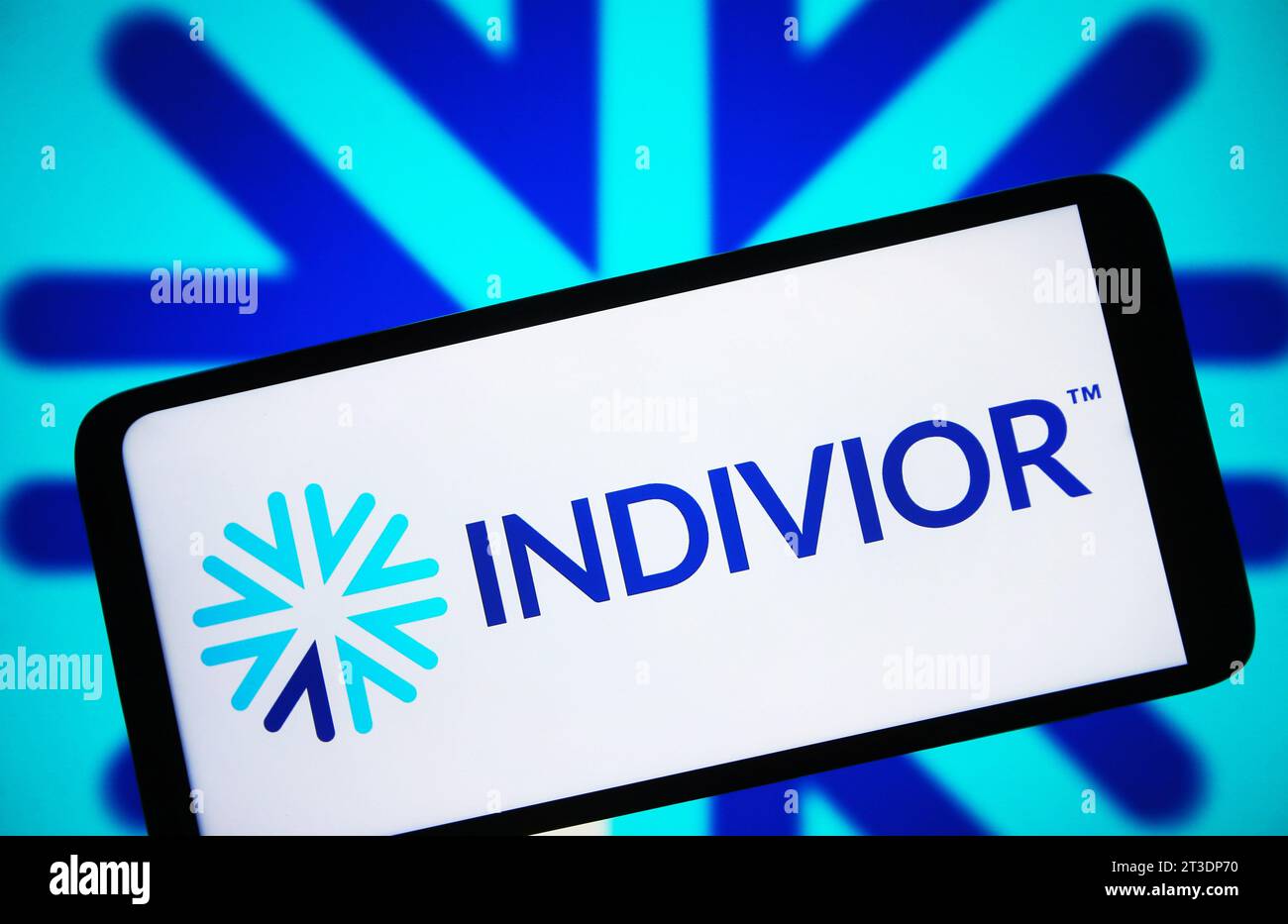 Ukraine. 25th Oct, 2023. In this photo illustration, Indivior logo is ...