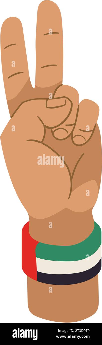 uae national day flag hand Stock Vector Image & Art - Alamy