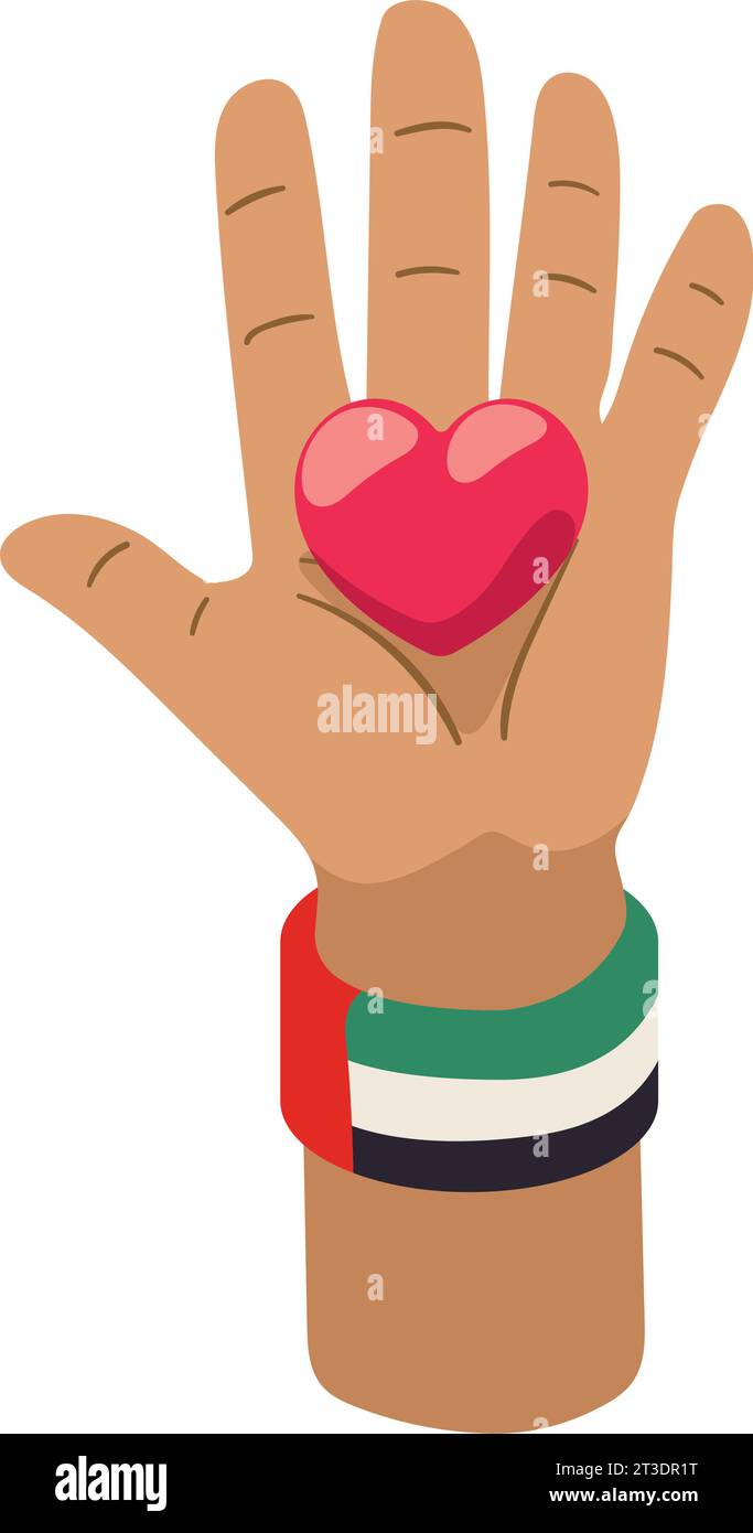 United arab emirates heart Stock Vector Images - Alamy