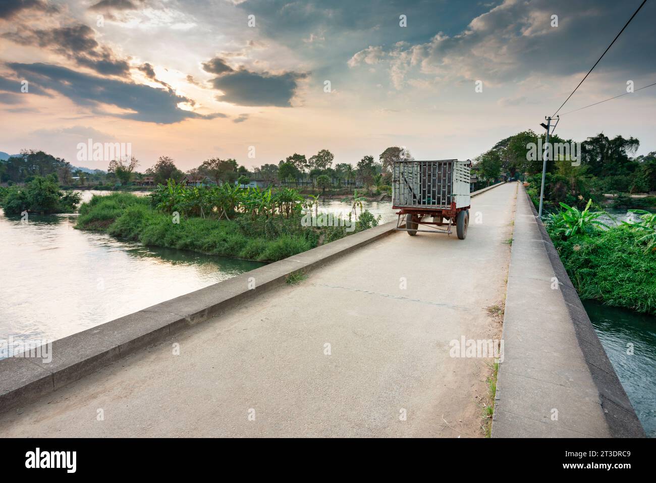 Beautiful views along the Mekong River from the Old French colonial era ...