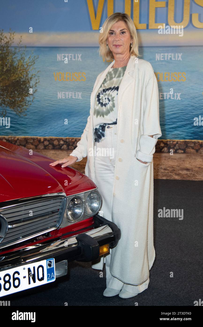 Michele Laroque attending the Voleuses Netflix Premiere in Paris ...