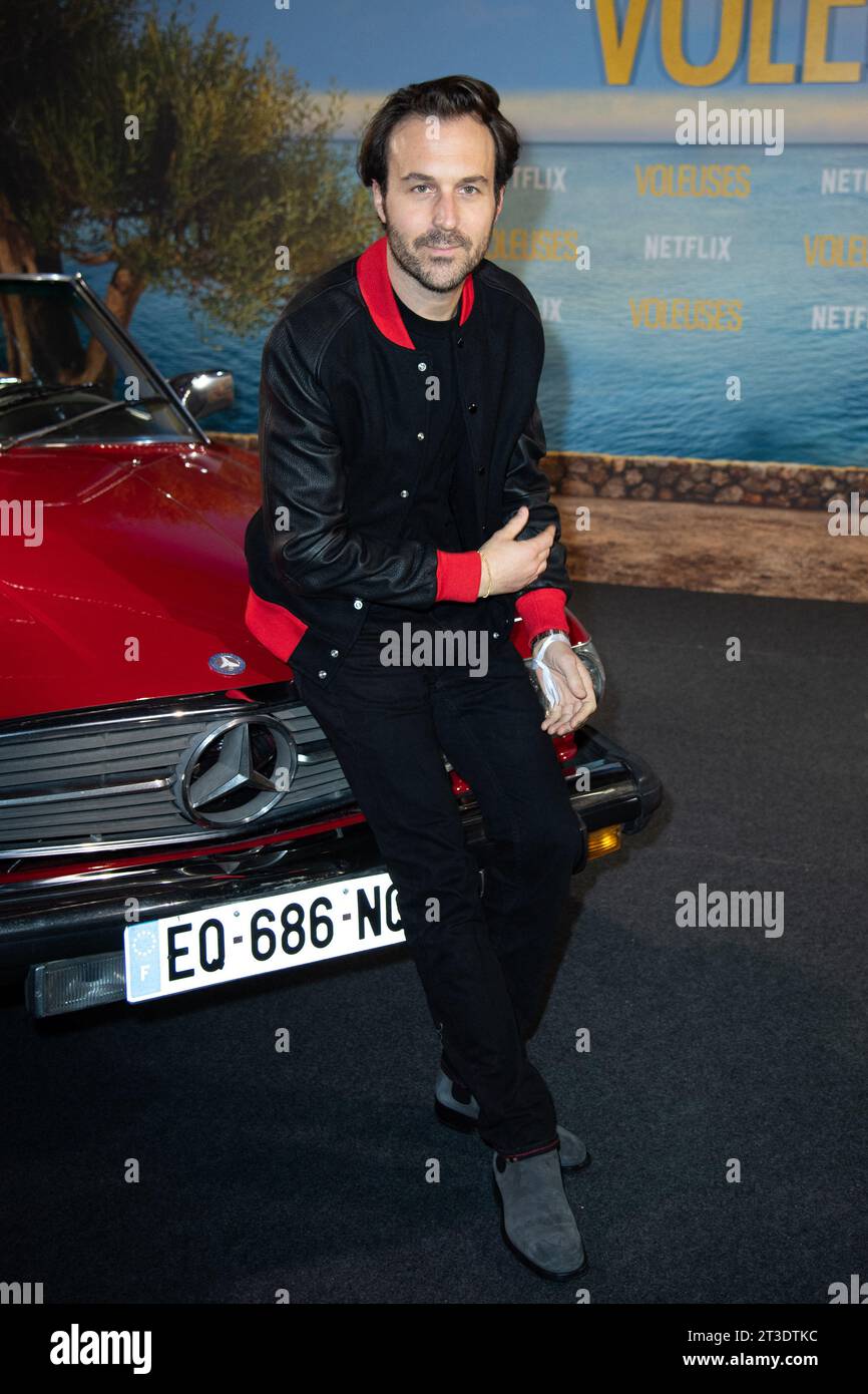 Antoine Gouy attending the Voleuses Netflix Premiere in Paris, France ...