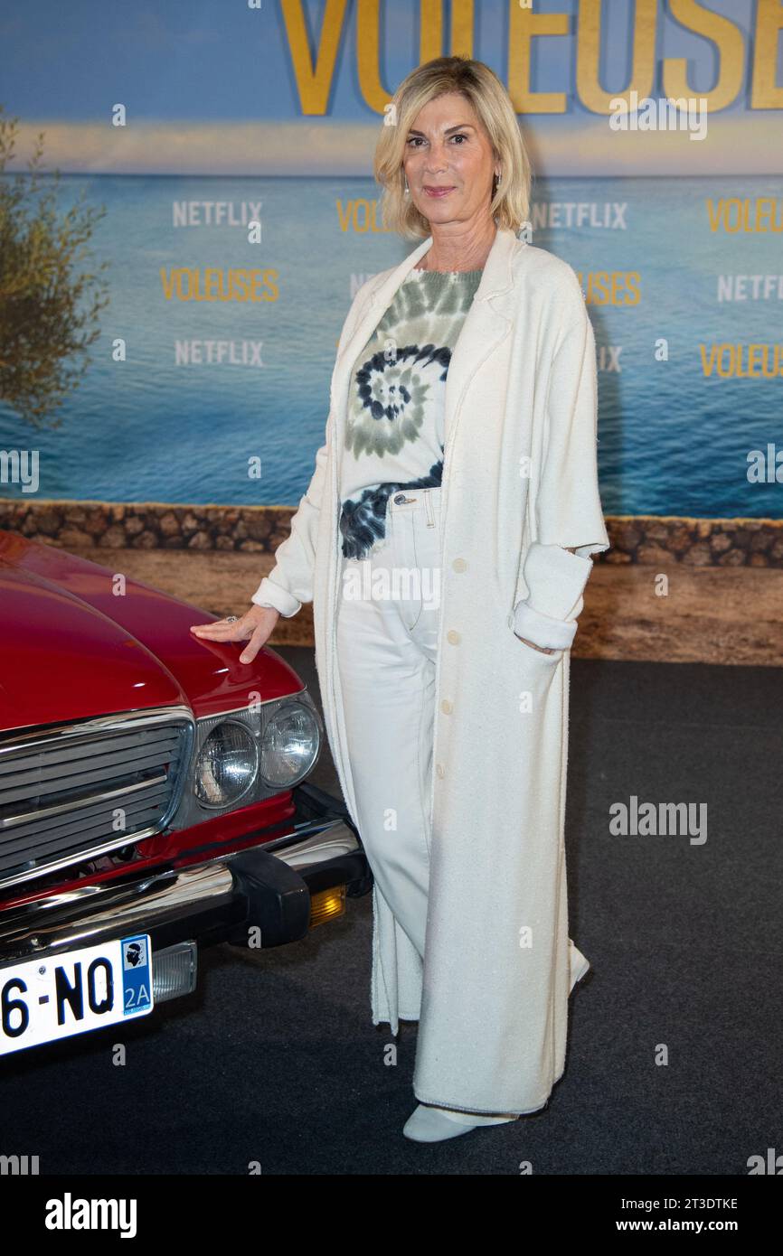 Michele Laroque attending the Voleuses Netflix Premiere in Paris ...