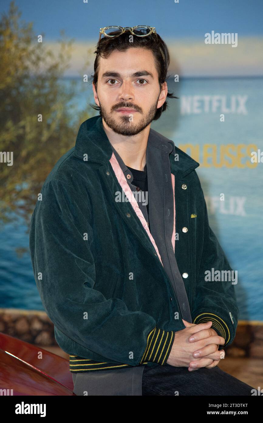 Panayotis Pascot attending the Voleuses Netflix Premiere in Paris ...
