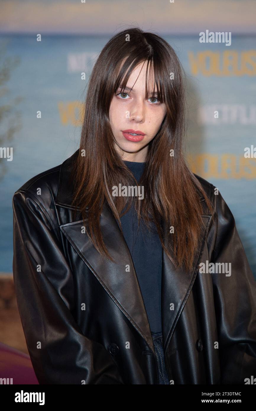 Kim Higelin attending the Voleuses Netflix Premiere in Paris, France on ...