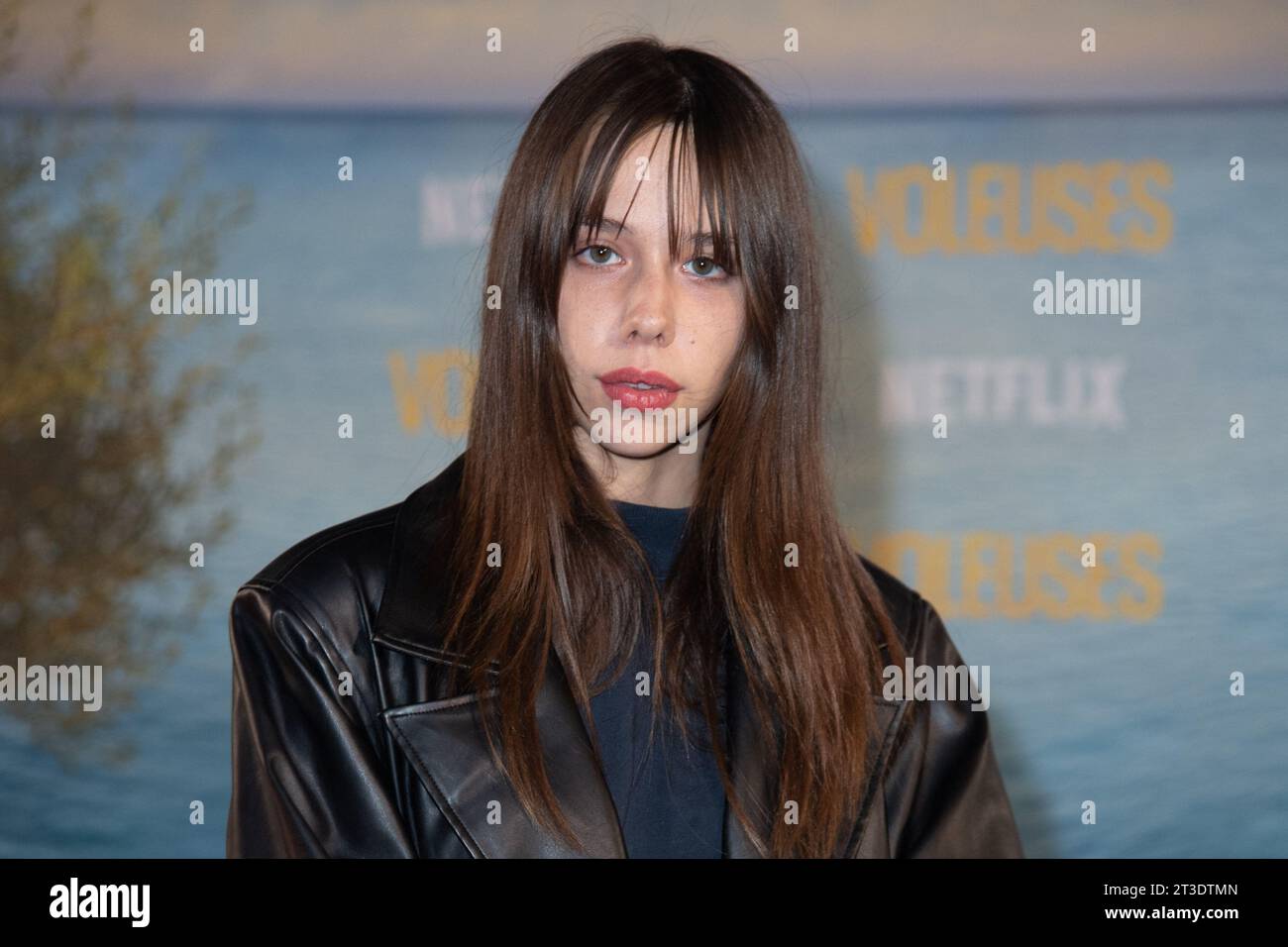 Kim Higelin attending the Voleuses Netflix Premiere in Paris, France on ...