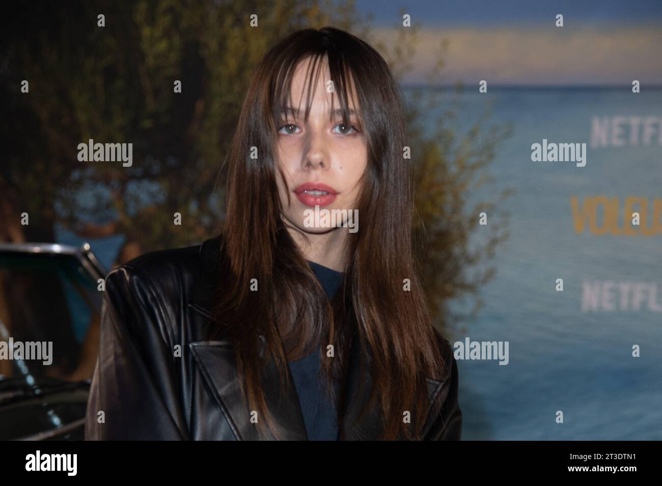 Kim Higelin attending the Voleuses Netflix Premiere in Paris, France on ...