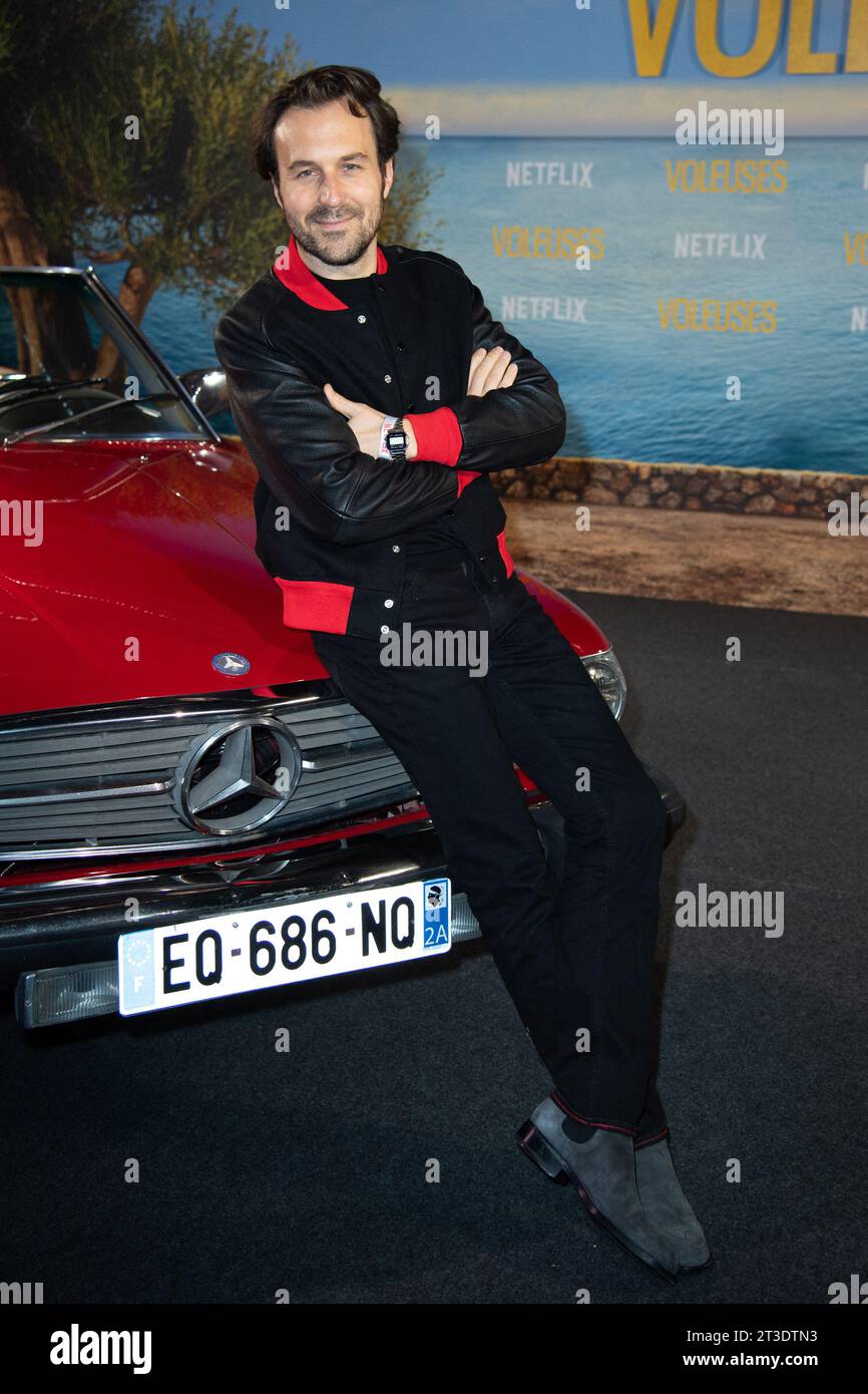 Antoine Gouy attending the Voleuses Netflix Premiere in Paris, France ...