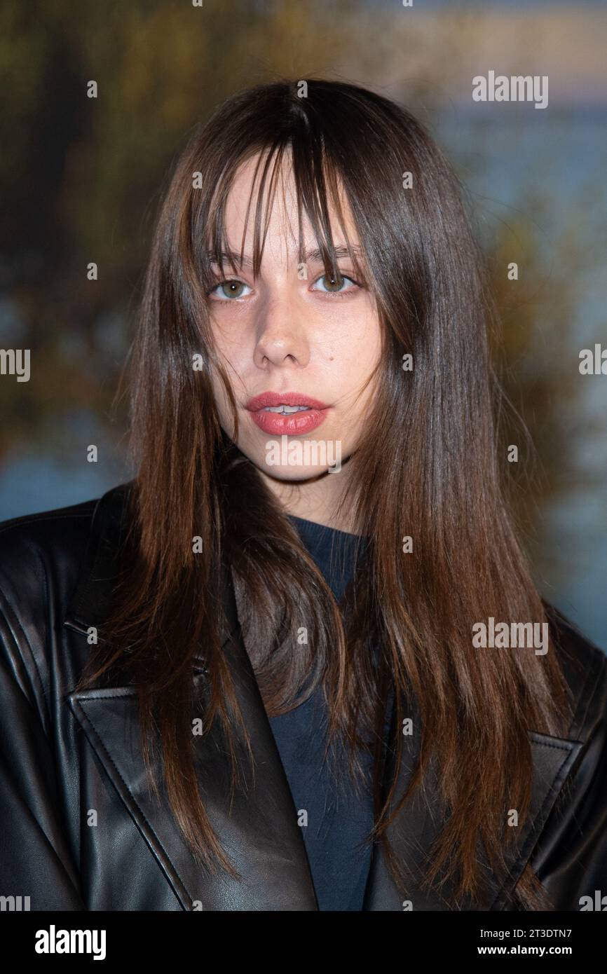 Kim Higelin attending the Voleuses Netflix Premiere in Paris, France on ...