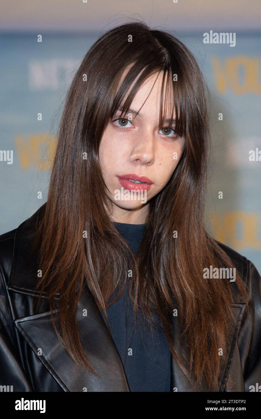 Kim Higelin attending the Voleuses Netflix Premiere in Paris, France on ...