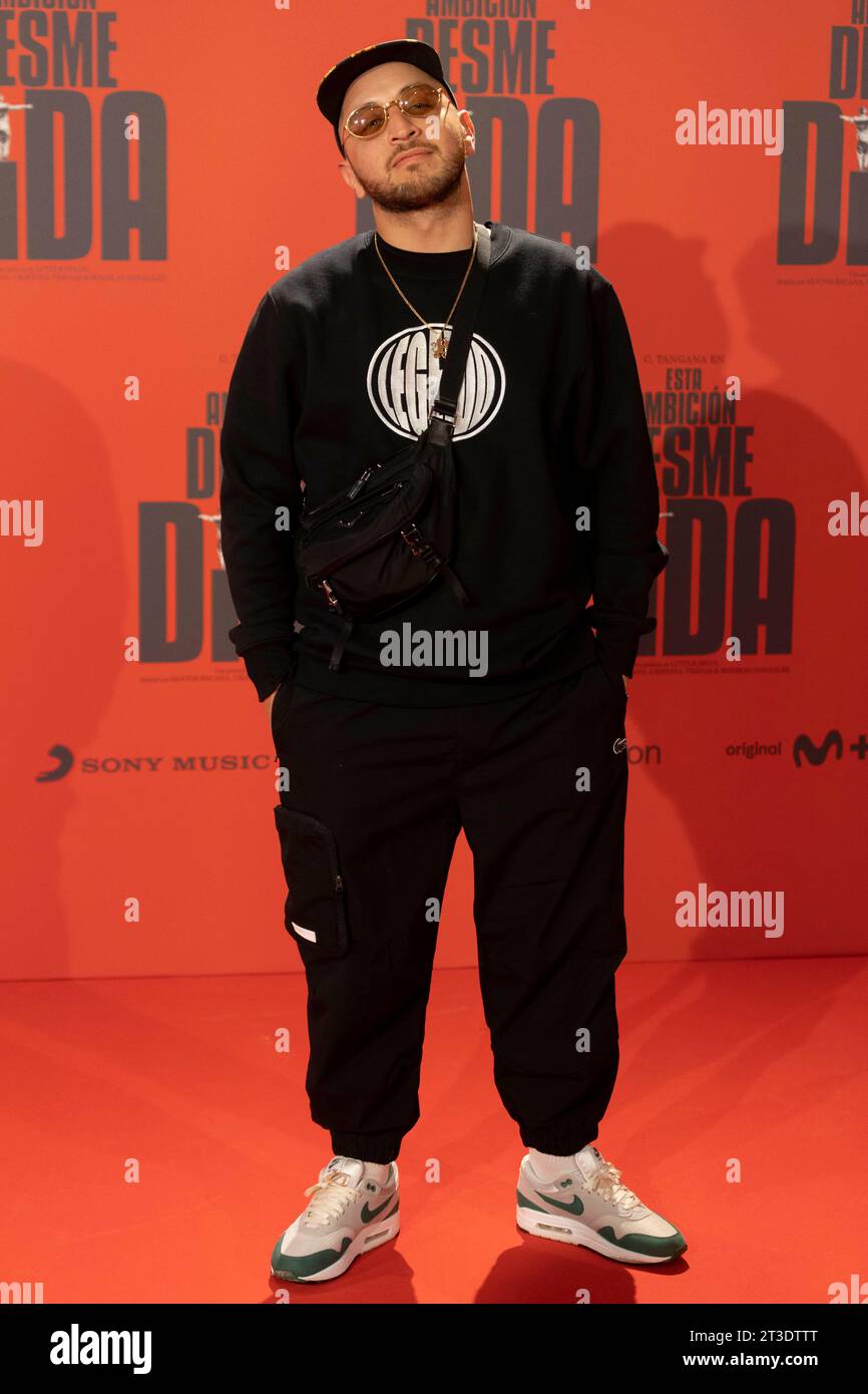Madrid, Spain. 25th Oct, 2023. Dano attends the Esta Ambicion Desmedida ...