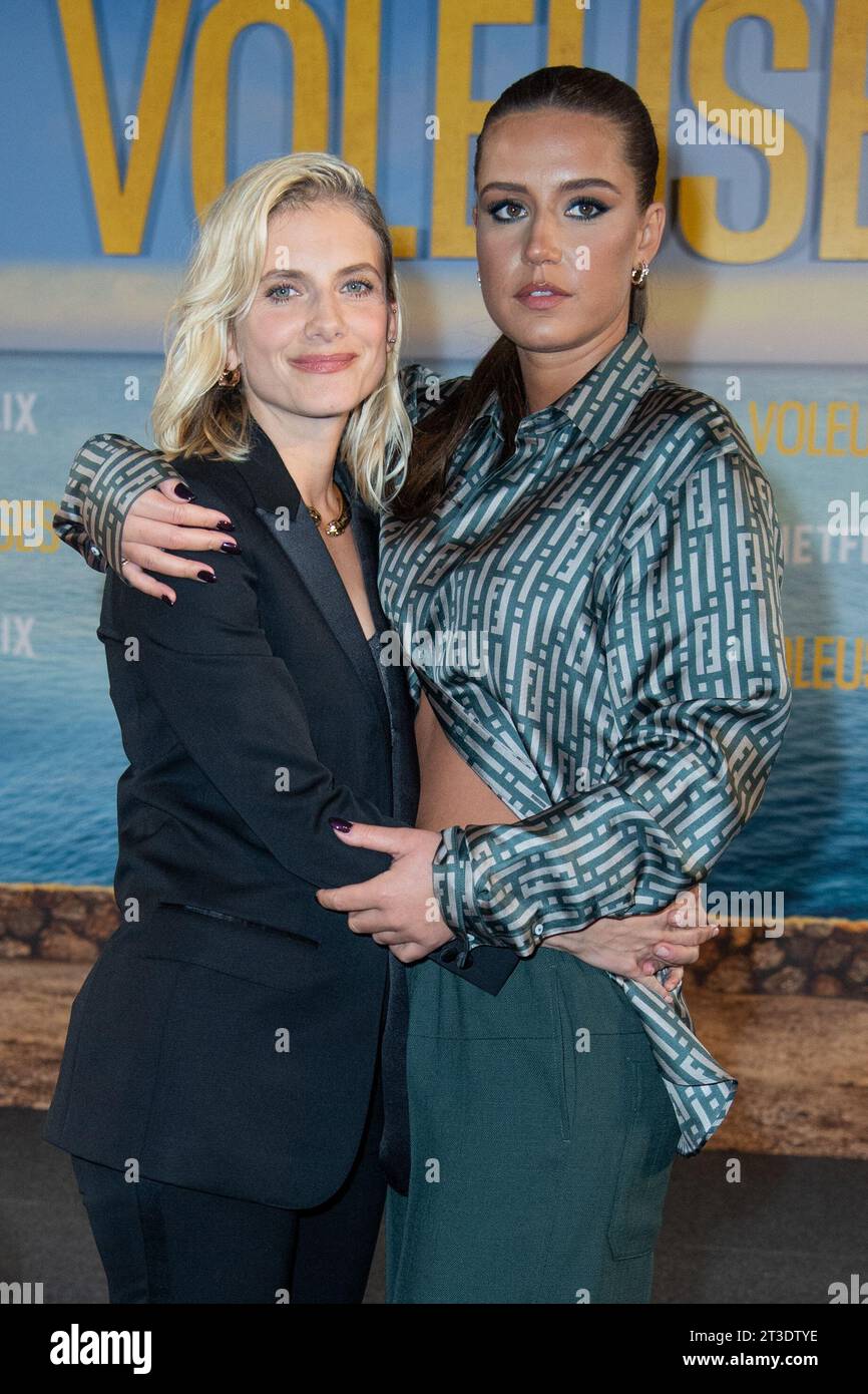 Melanie Laurent and Adele Exarchopoulos attending the Voleuses Netflix ...