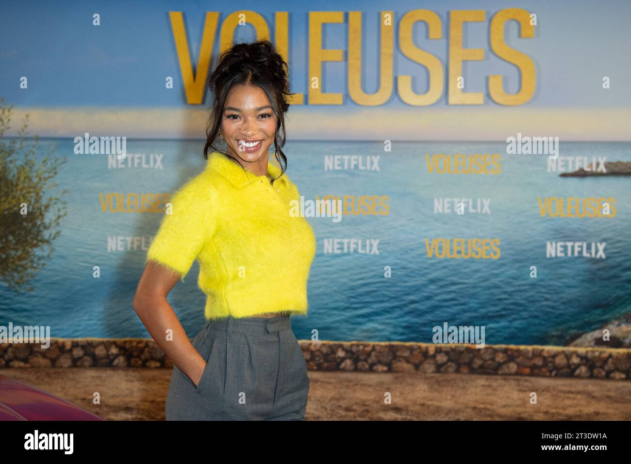 Paris, France. 24th Oct, 2023. Manon Bresch attending the Voleuses ...