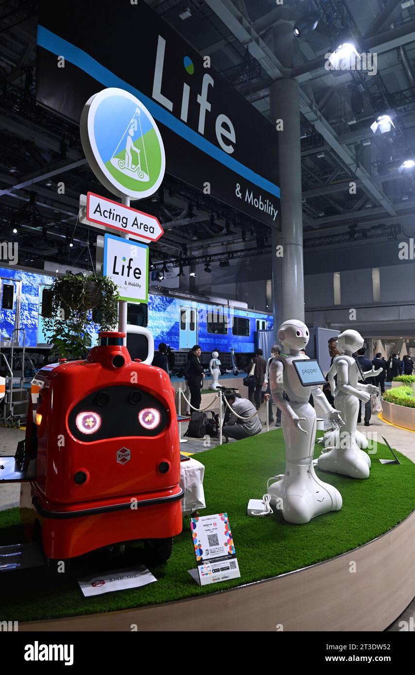 A picture shows an event area of Tokyo Future Tour at the press day of ...