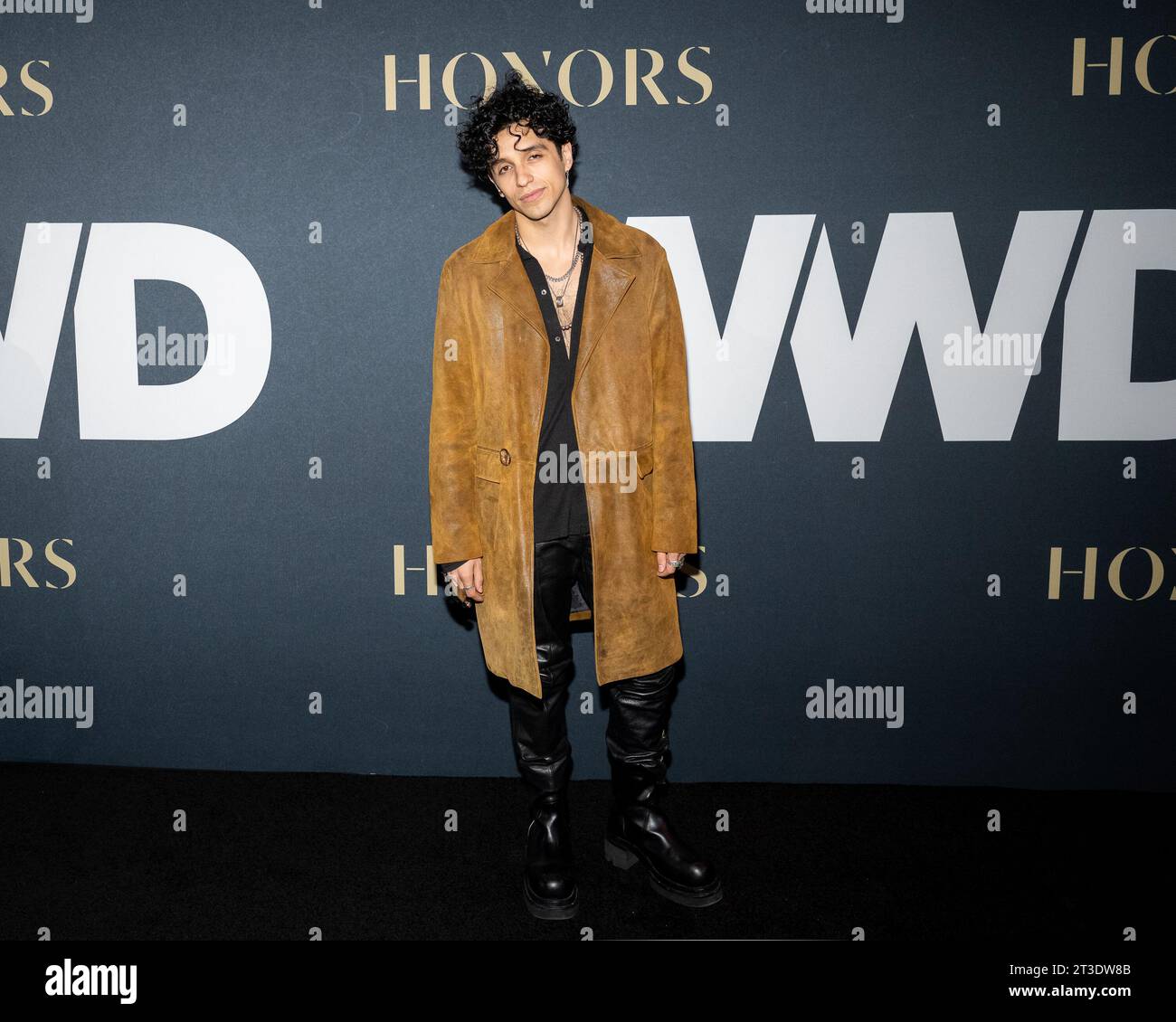 New York, USA. 24th Oct, 2023. Sebastian Chacon arrives on the red ...
