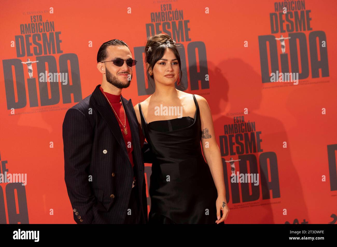 Madrid, Spain. 25th Oct, 2023. C. Tangana and Rocio Aguirre attend the ...