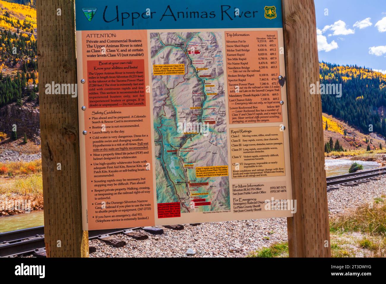 Colorful historic buidlings in the old mining town of Silverton ...