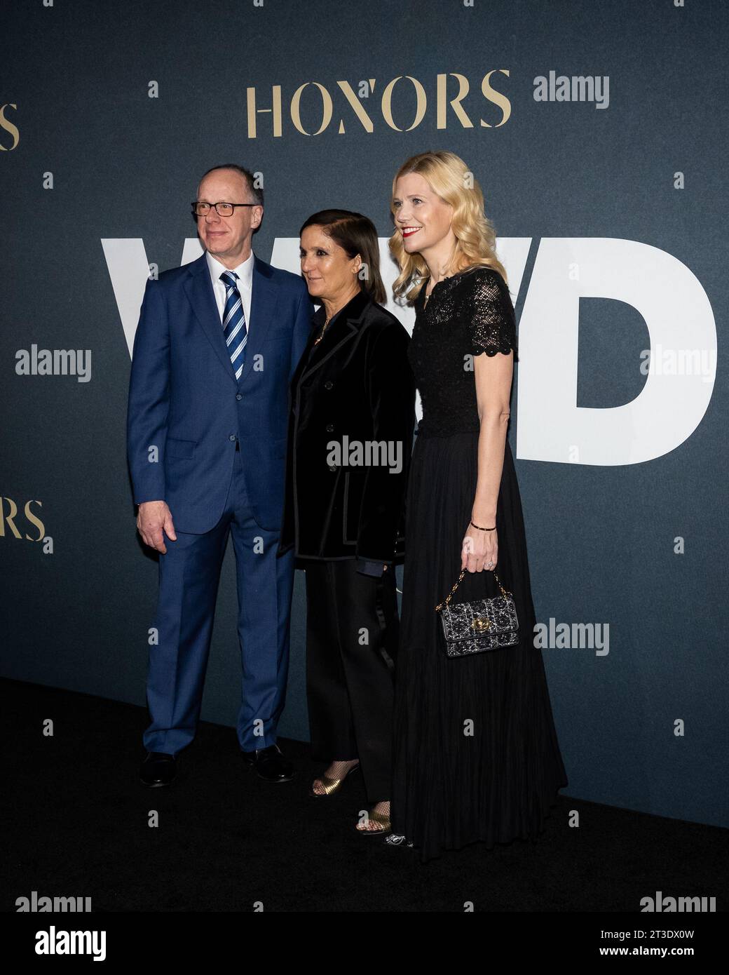 New York, USA. 24th Oct, 2023. (L-R) James Fallon, Maria Grazia Chiuri ...