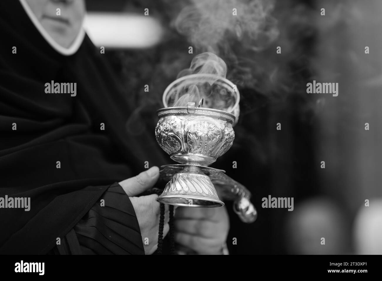 Burning resin Black and White Stock Photos & Images - Alamy