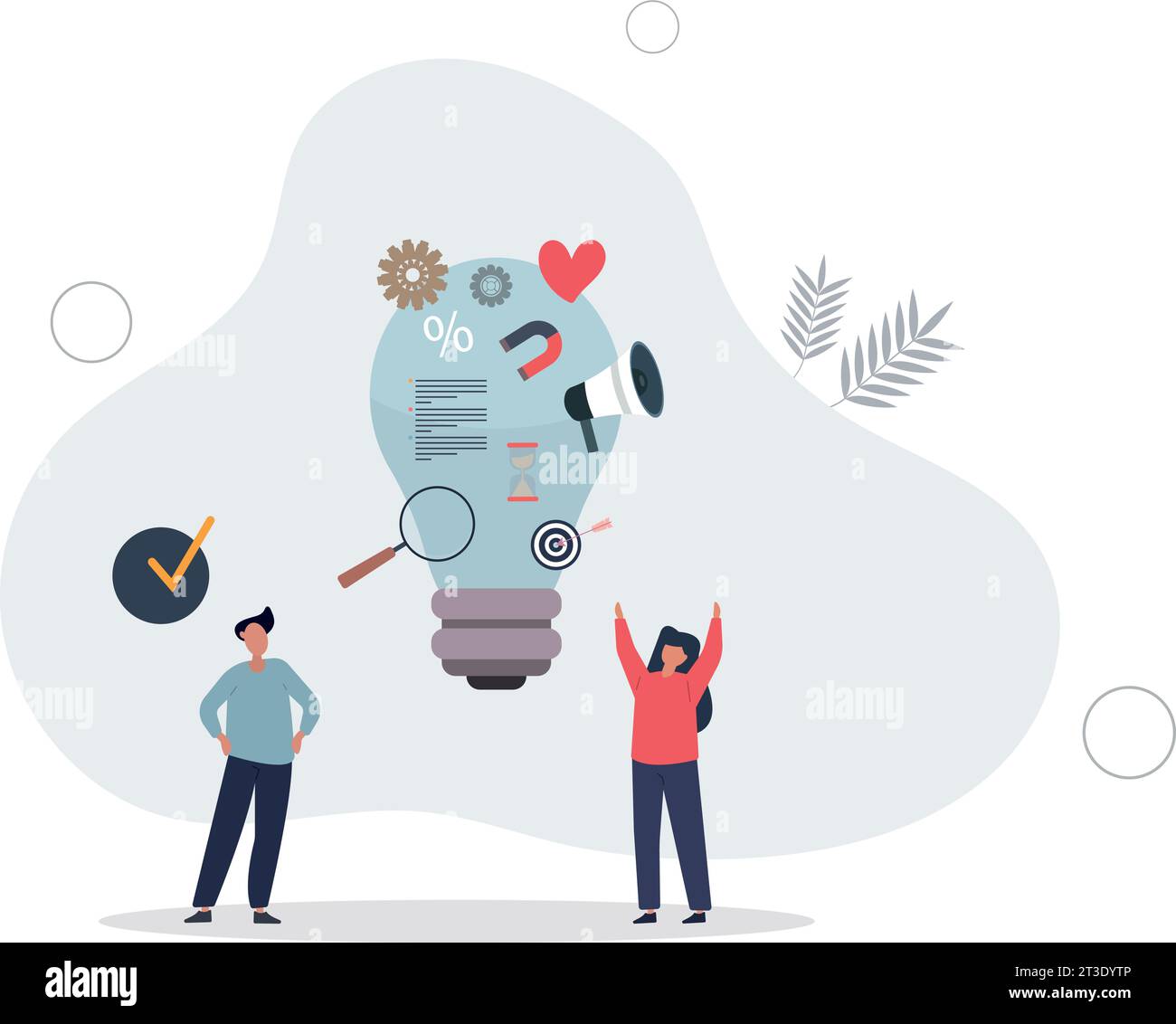 Marketing Tips And Tricks As Advice From Smart Expert Stock Vector