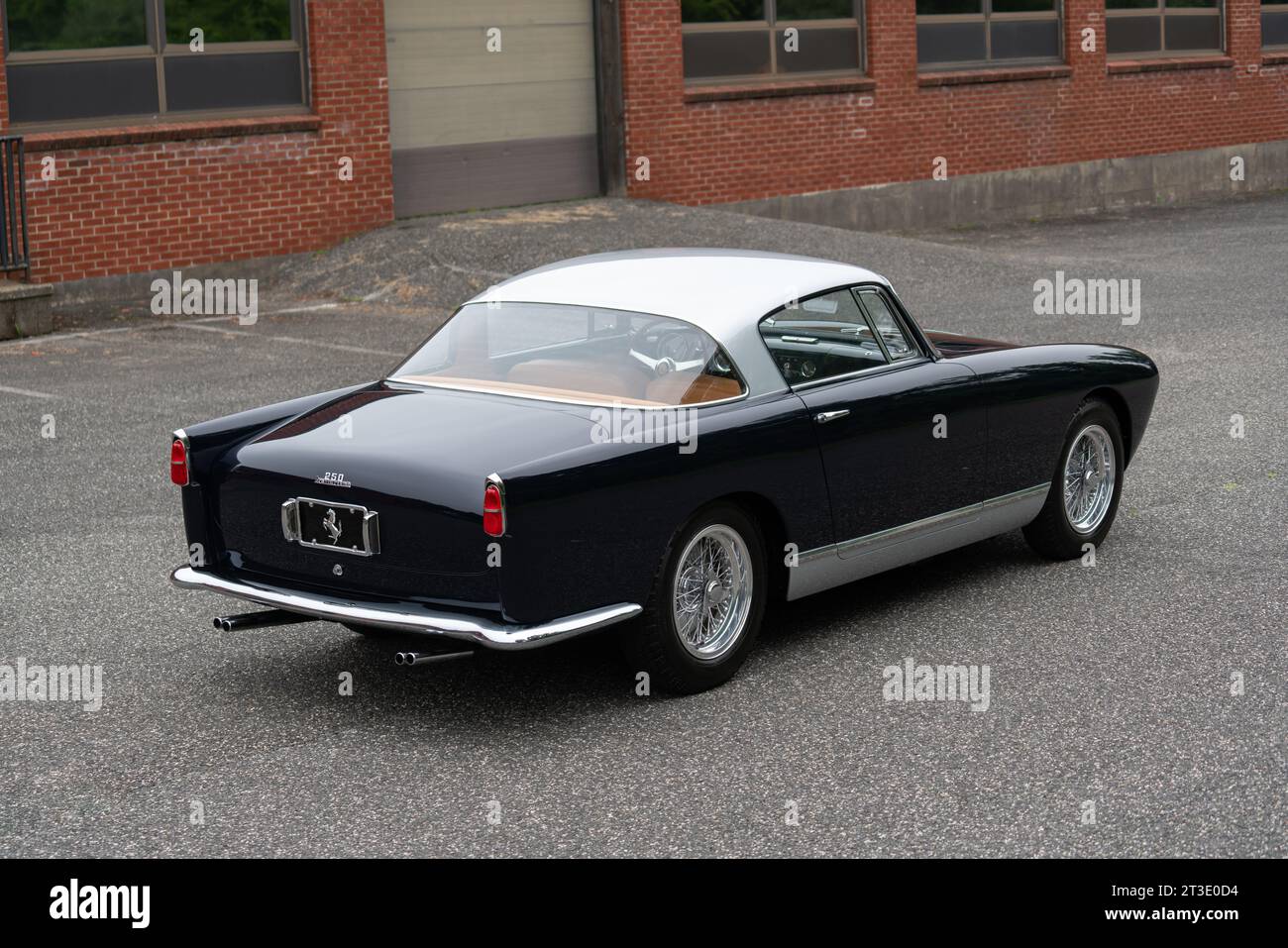 Rear 3/4 view of a 1957 Ferrari 250 GT Coupe Stock Photo - Alamy