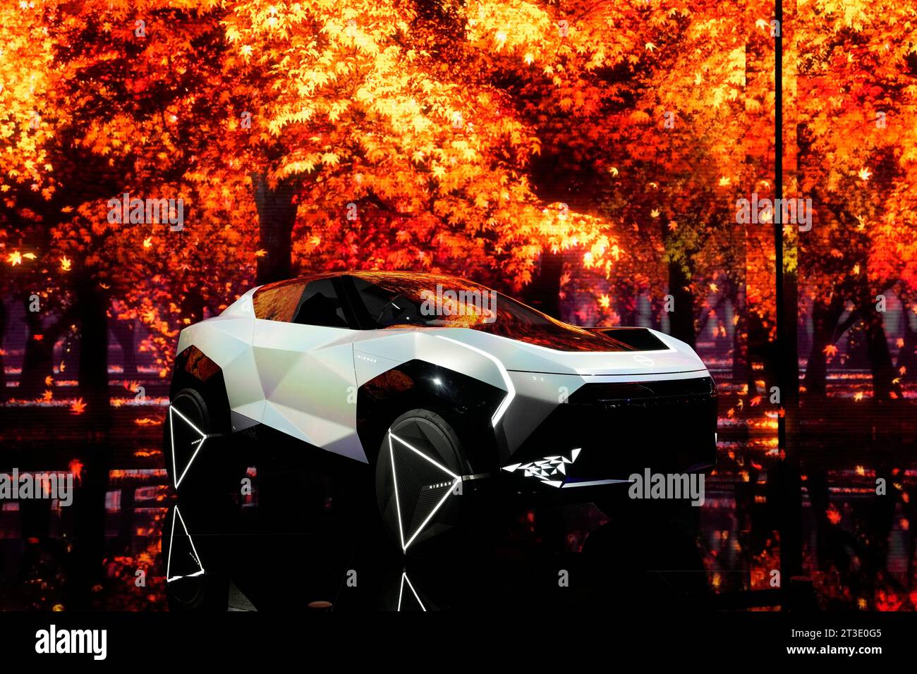 The Nissan Hyper Punk is displayed on the media day at the Japan ...