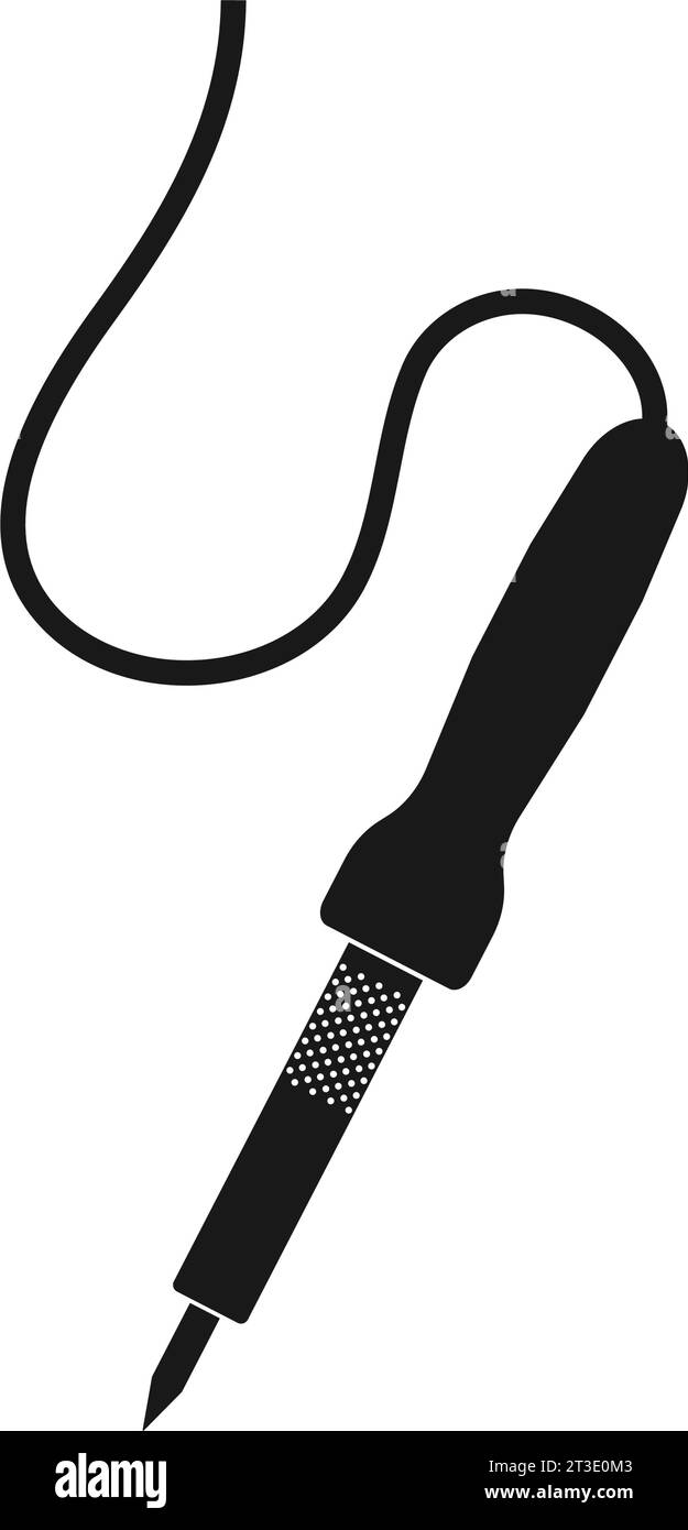 Electric soldering iron Black and White Stock Photos & Images - Alamy