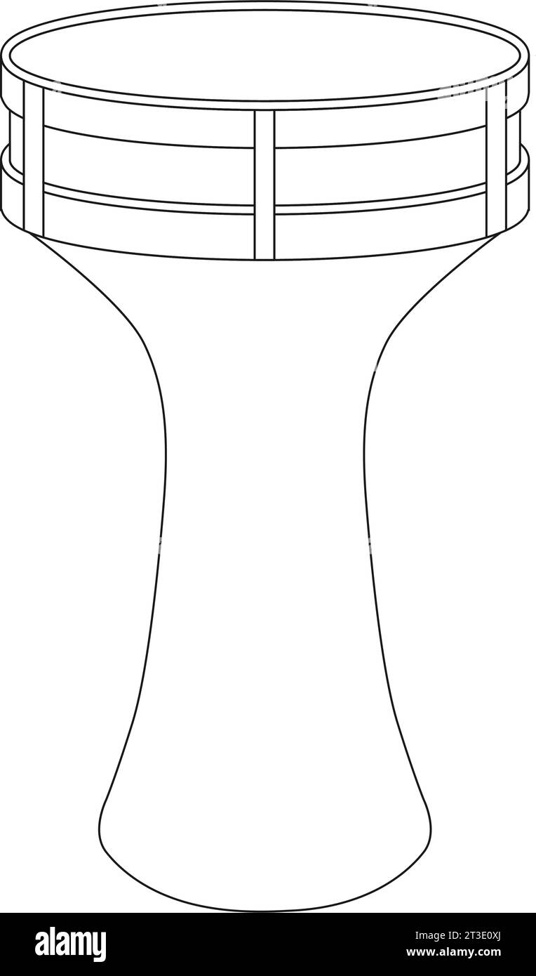 Darbuka drum Stock Vector Images - Alamy