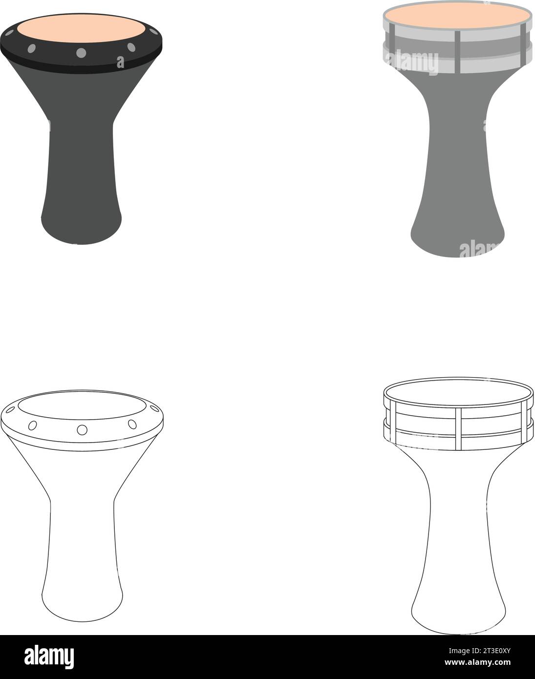 Darbuka drum Stock Vector Images - Alamy