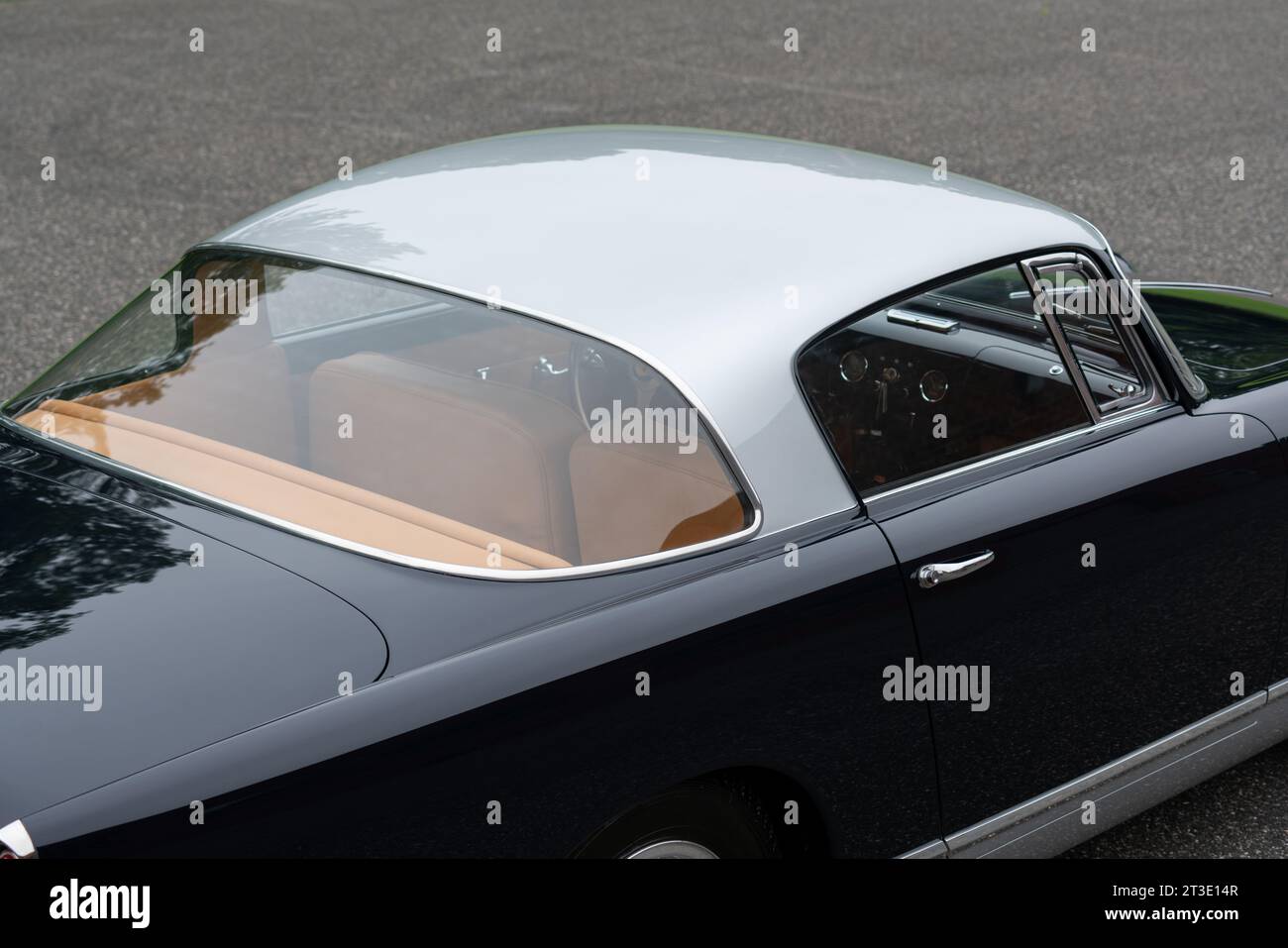 Roof detail view of a 1957 Ferrari 250 GT Coupe Stock Photo - Alamy