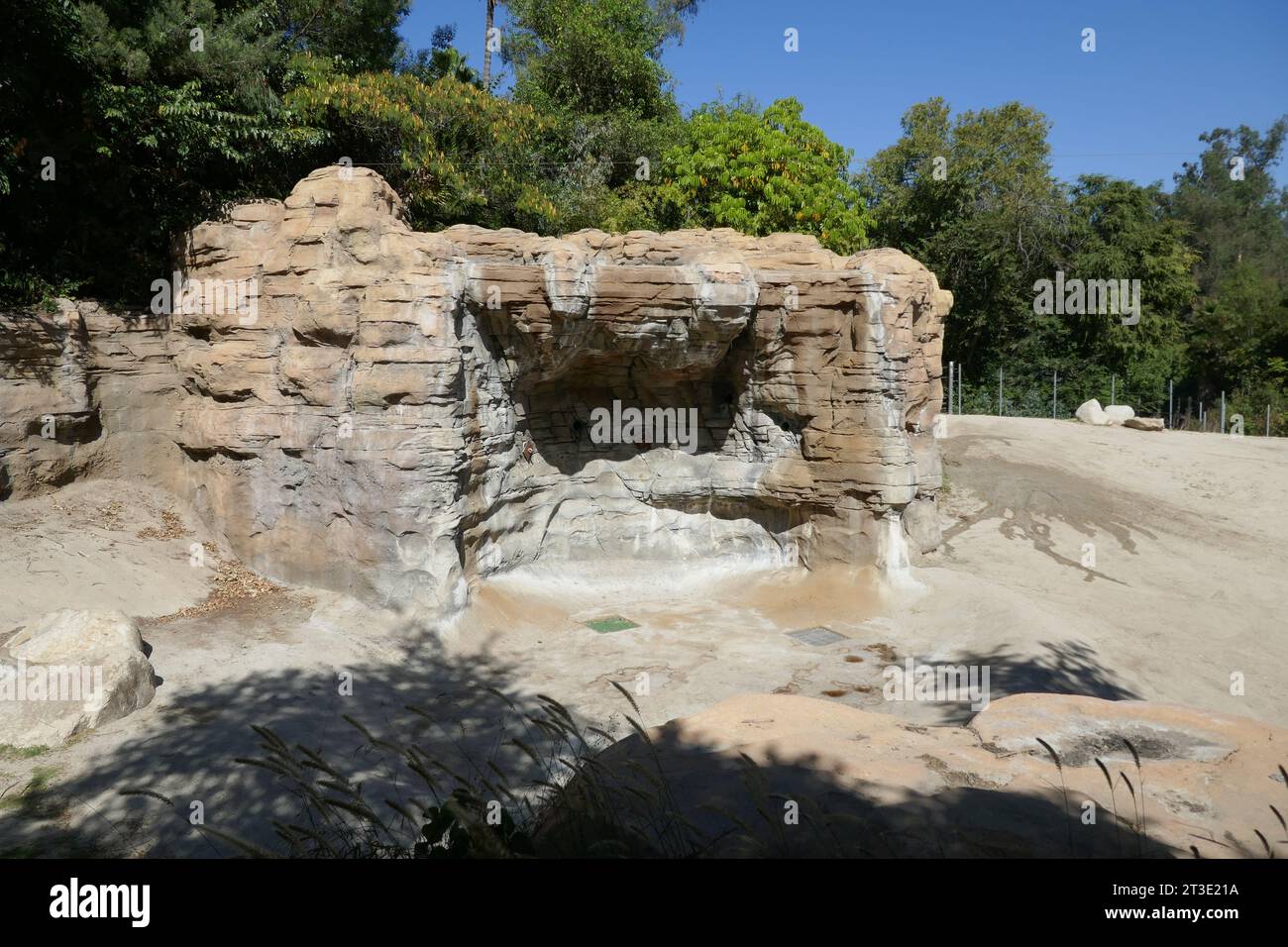 Los Angeles, California, USA 16th October 2023 Elephant Habitat at LA ...