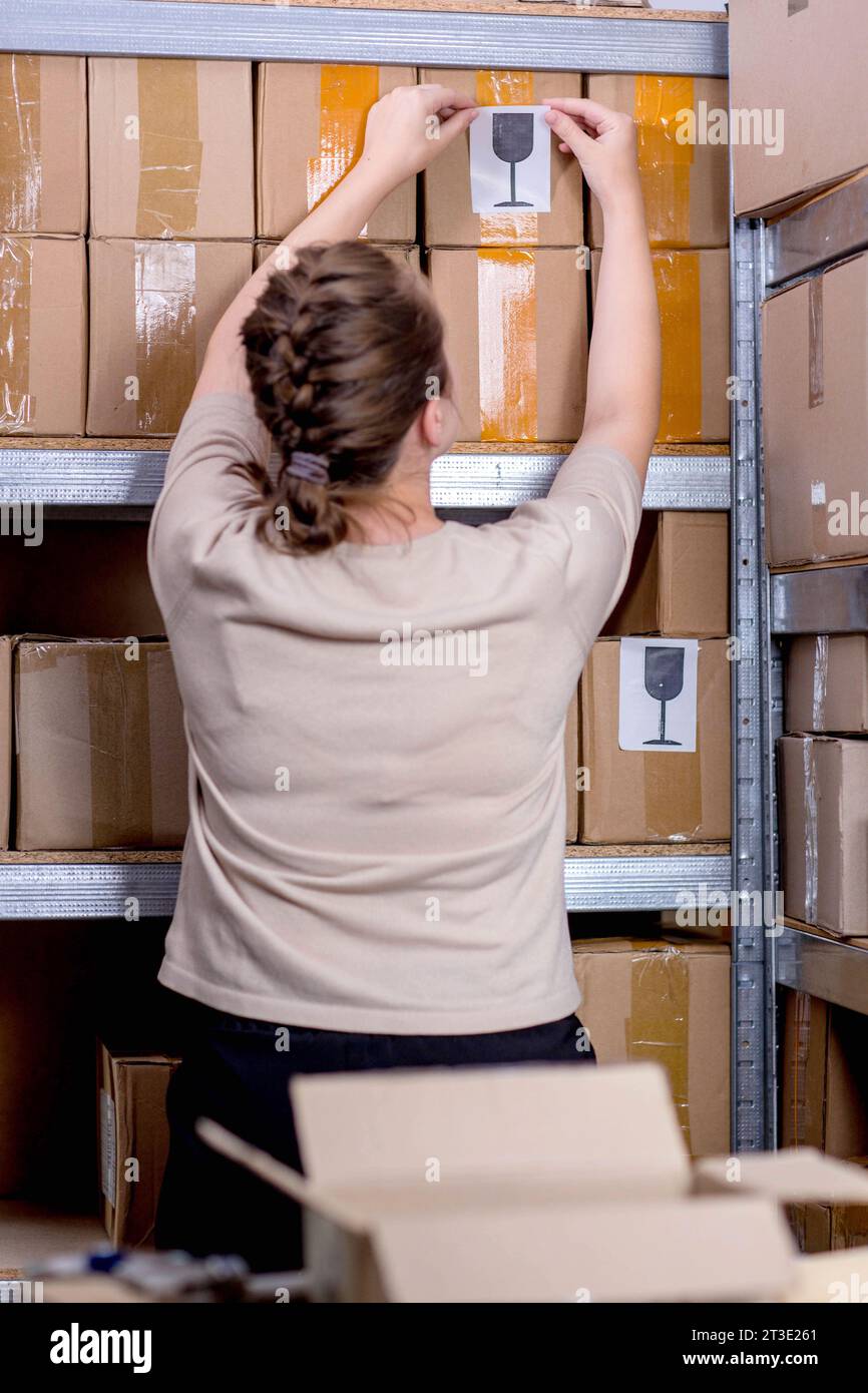 Fragile package mark hi-res stock photography and images - Alamy