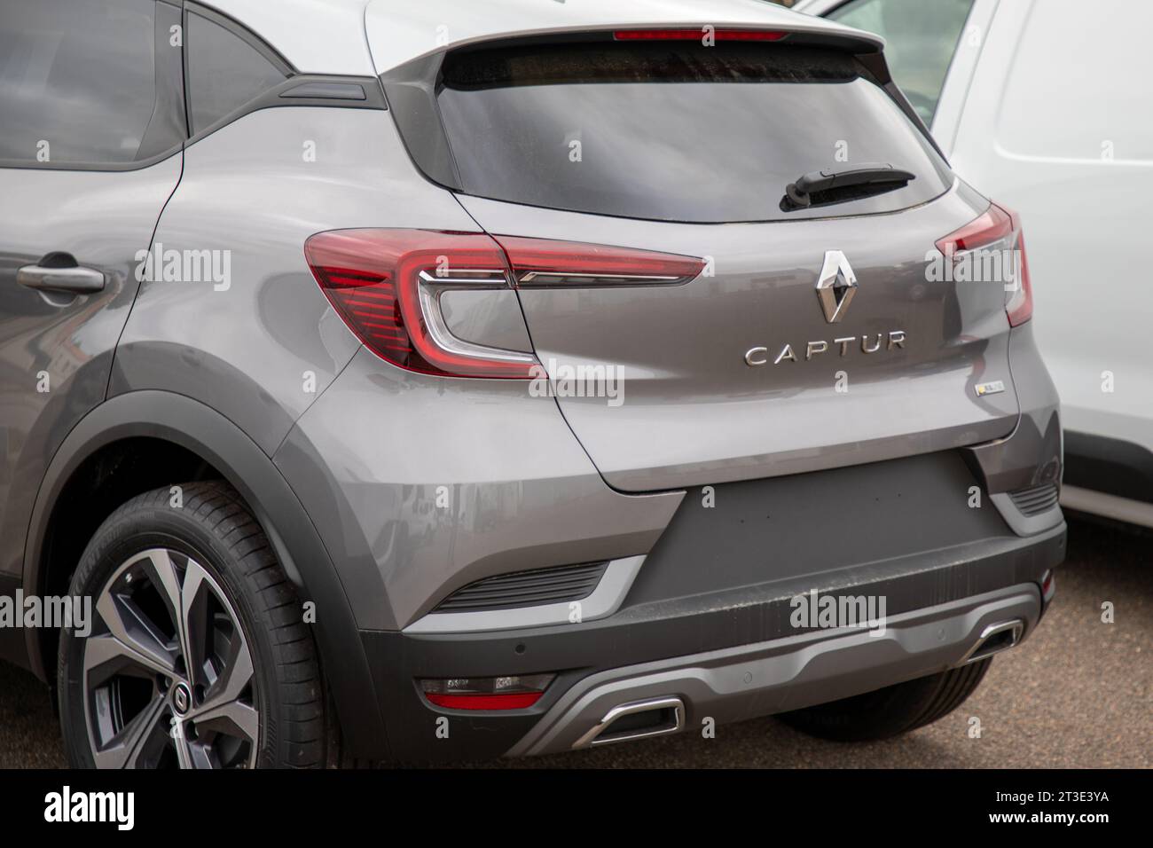 Bordeaux , France - 10 19 2023 : Renault Capture car logo brand and text sign on rear suv french ...
