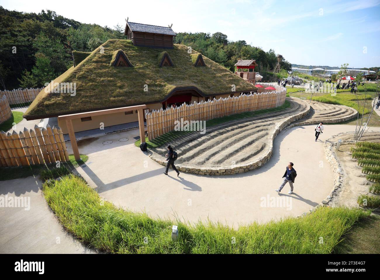 Tatara-ba in Mononoke Village area is pictured at Ghibli Park in ...