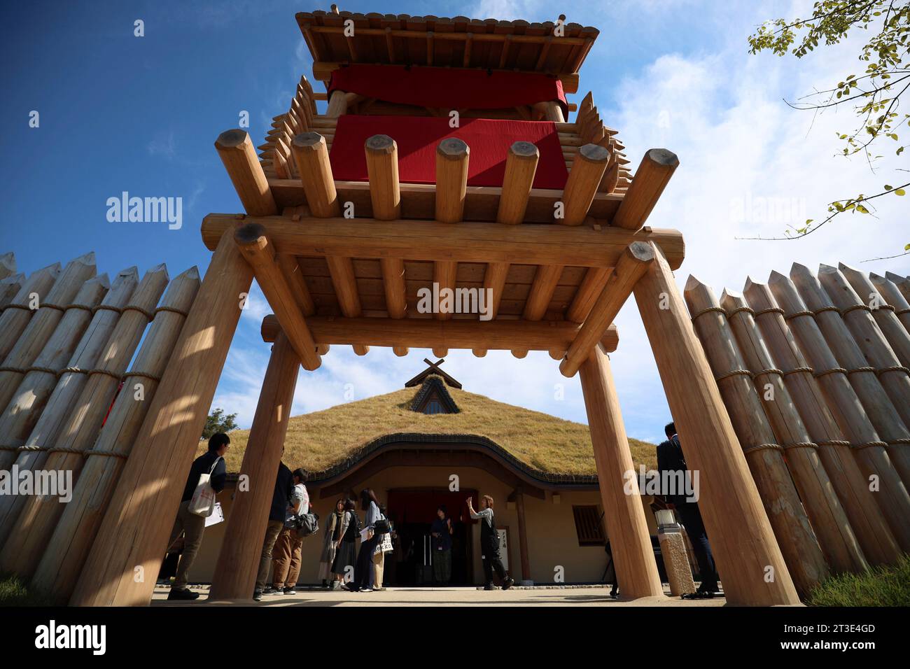 Tatara-ba in Mononoke Village area is pictured at Ghibli Park in ...