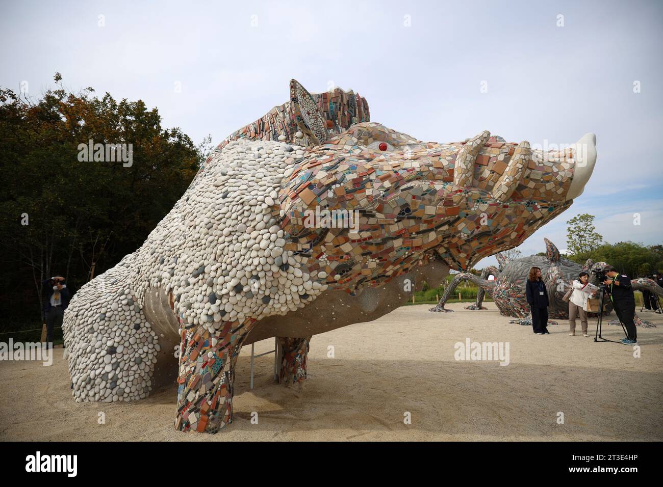 Lord Okkoto slide is set in Mononoke Village area at Ghibli Park in ...