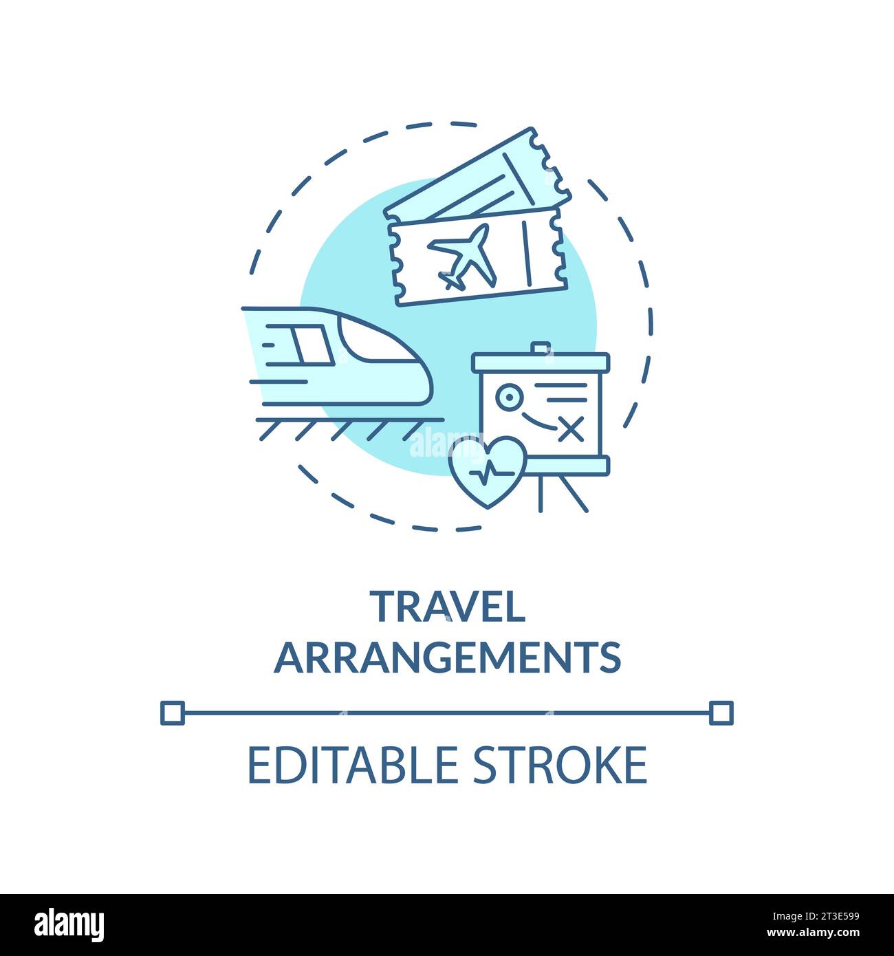 Travel arrangements Stock Vector Images - Alamy