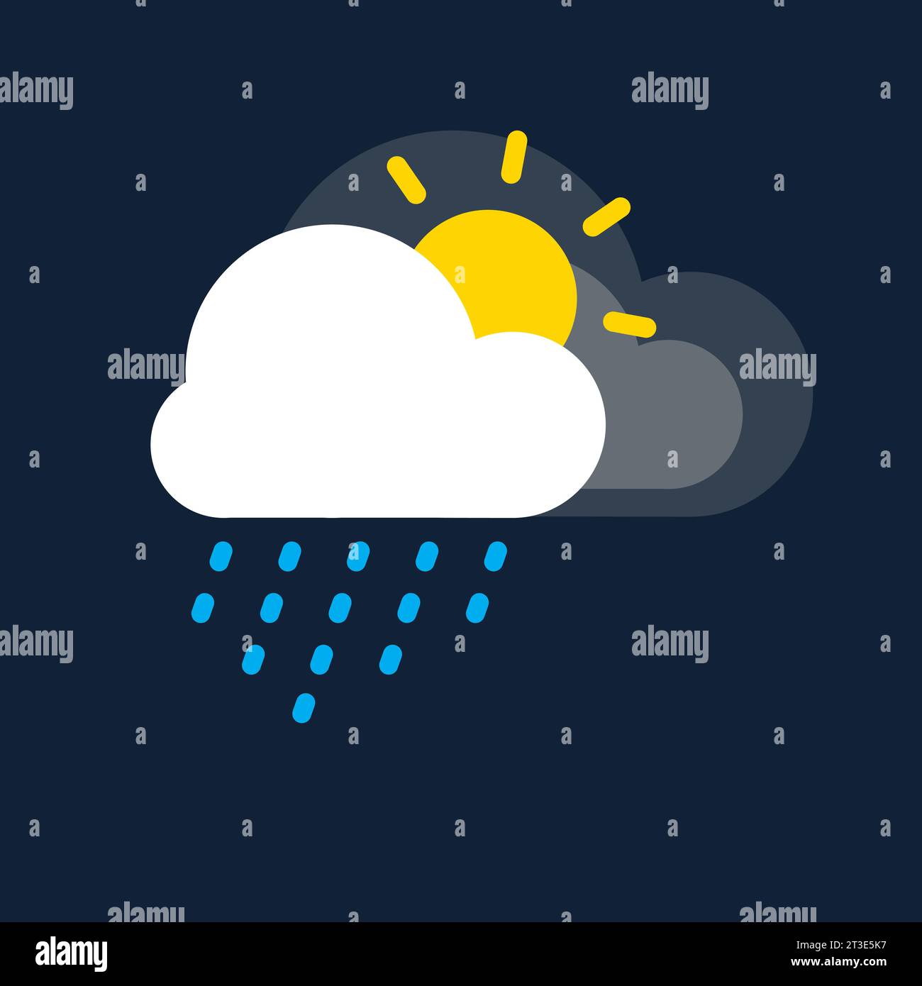 Storm clouds weather climate change concept Stock Vector Images - Alamy