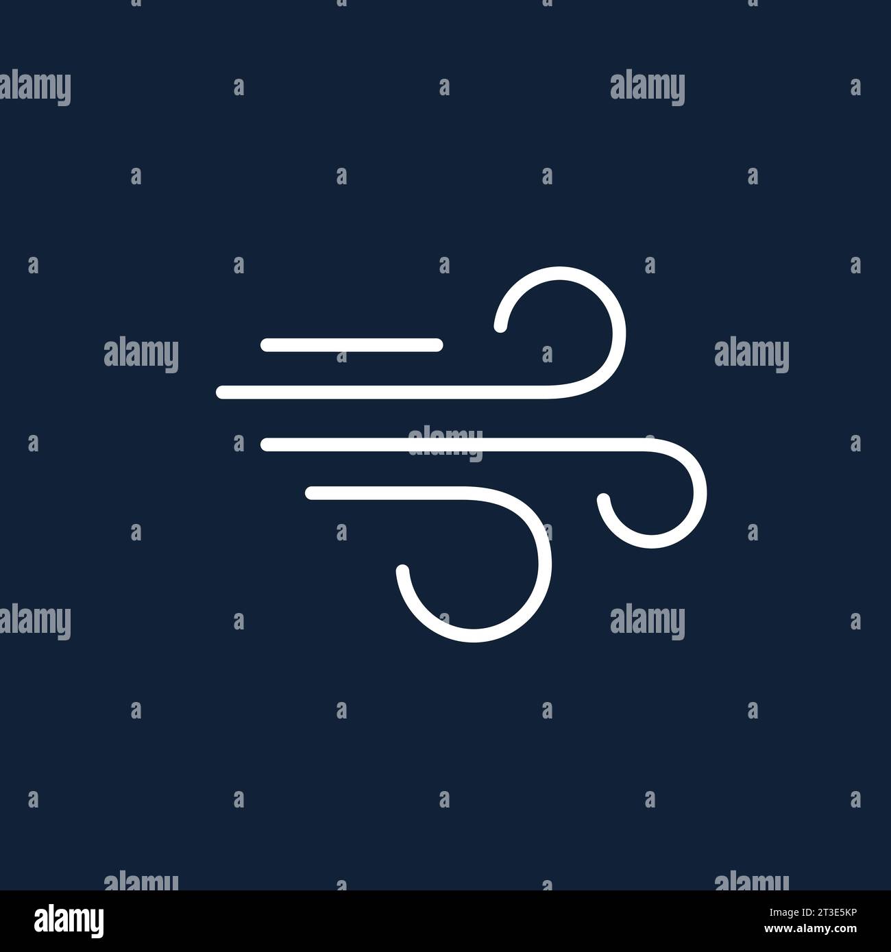 Wind icon. weather illustration in flat design vector. EPS 10 Stock ...