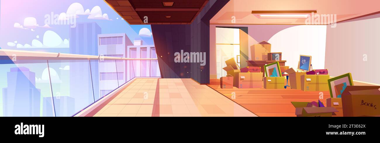 Balcony window boxes Stock Vector Images - Alamy