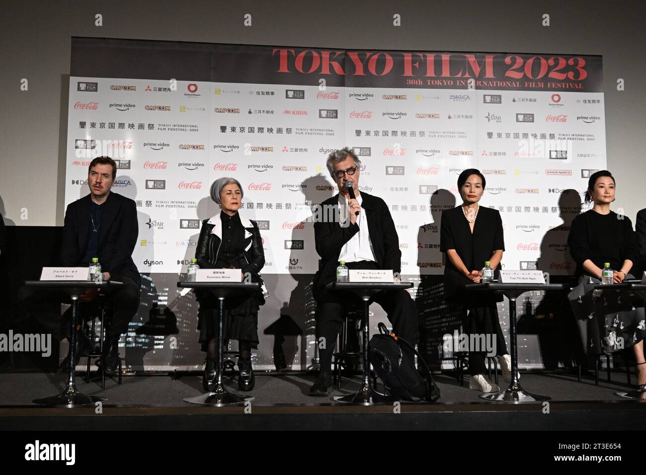 October 24, 2023. 24th Oct, 2023. Albert Serra, Mizue Kunizane, Wim Wenders, Tran Thi Bich Ngoc ...