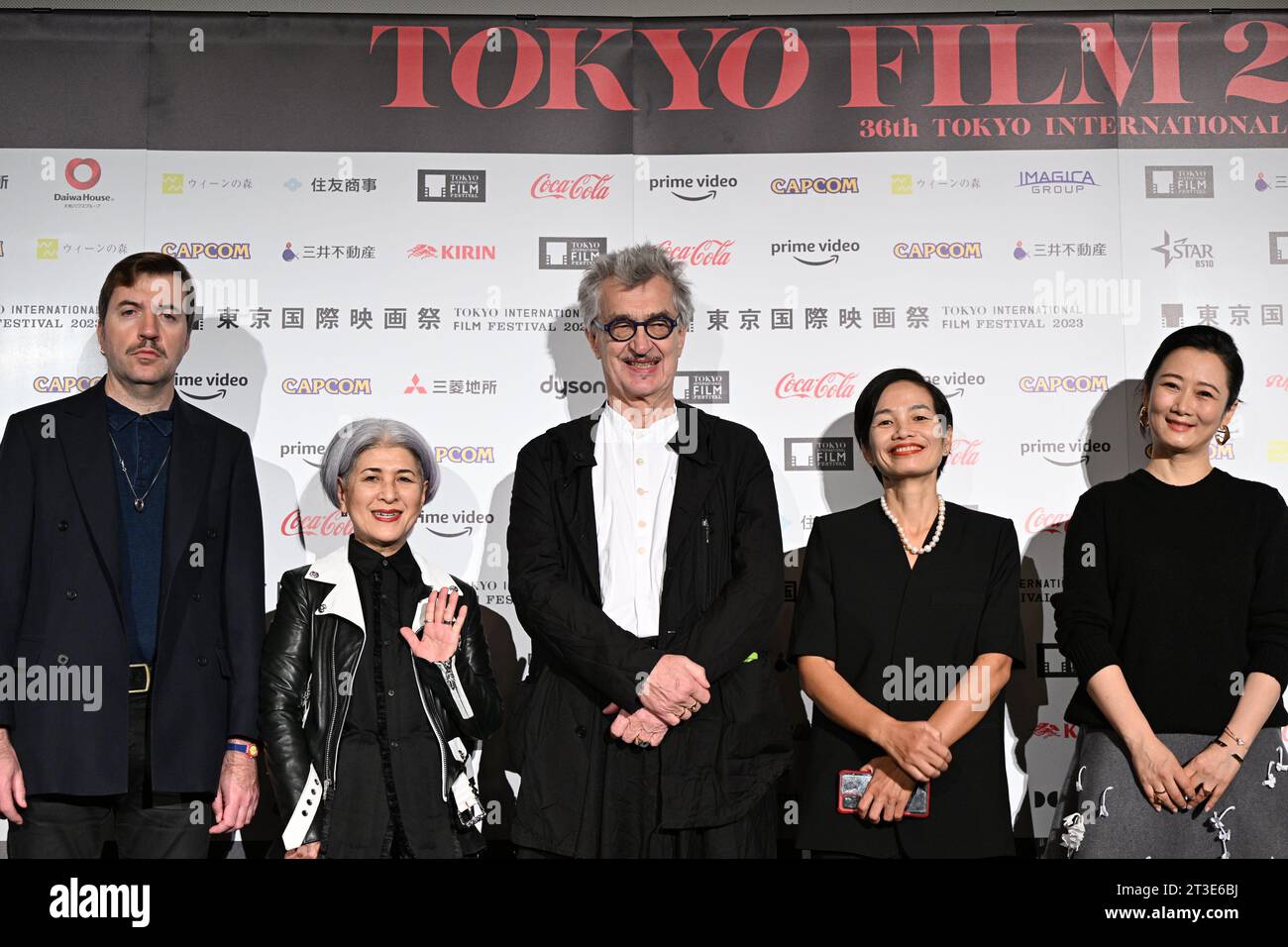 October 24, 2023. 24th Oct, 2023. Albert Serra, Mizue Kunizane, Wim Wenders, Tran Thi Bich Ngoc ...