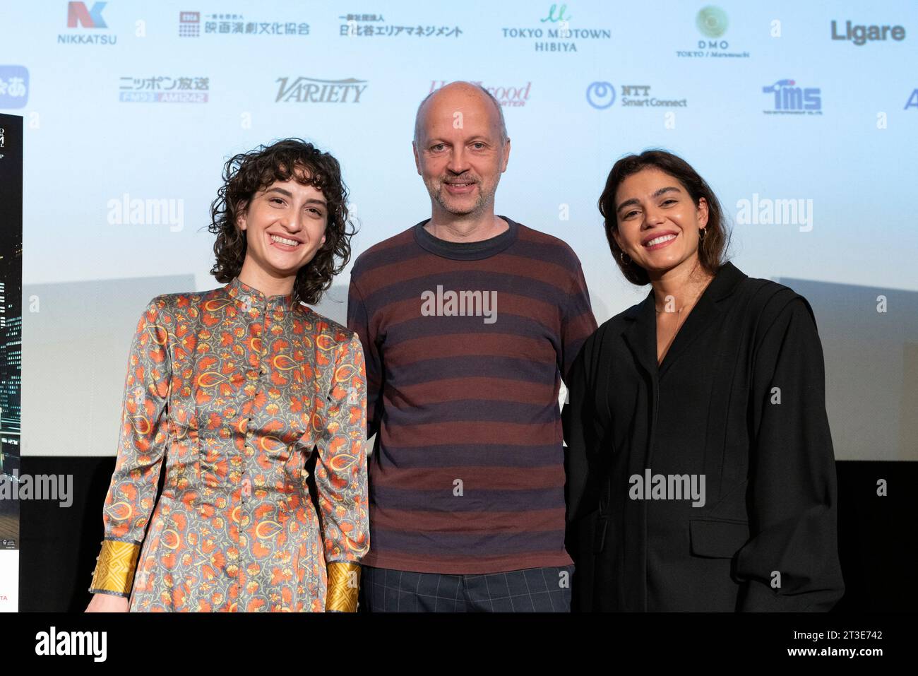 Tokyo, Japan. 25th Oct, 2023. (L-R) Keti Kapanadze, Veit Helmer, Nini ...
