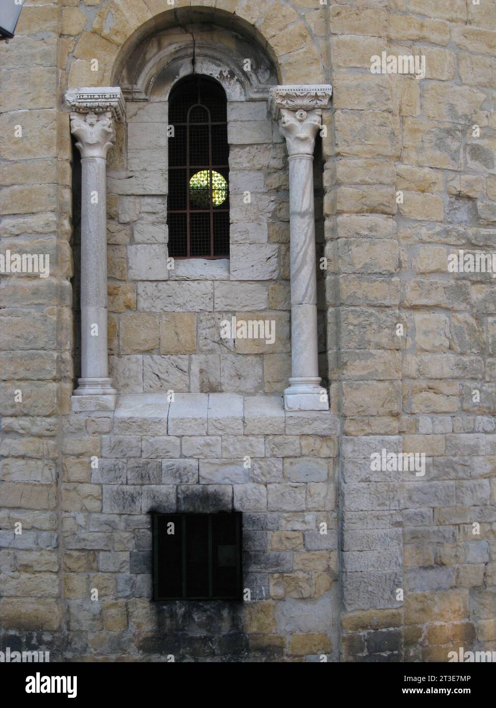 Ancient walls of a castle Stock Photo - Alamy