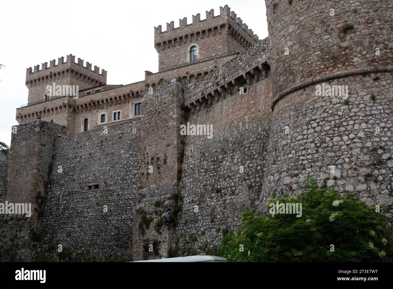 Ancient walls of a castle Stock Photo - Alamy